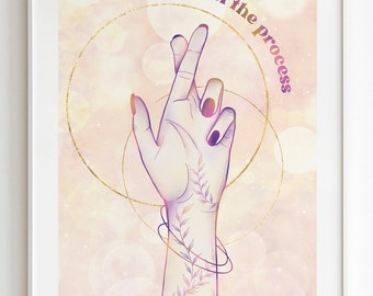 Hold the Vision Trust the Process Wall Decal. Gym Decor Ideas, Gym ...