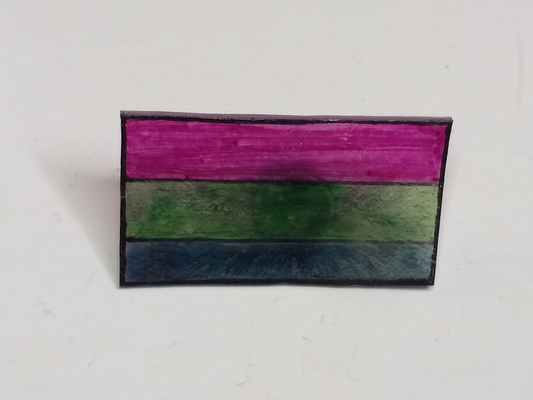 Poly Pride Flag Pin - Etsy