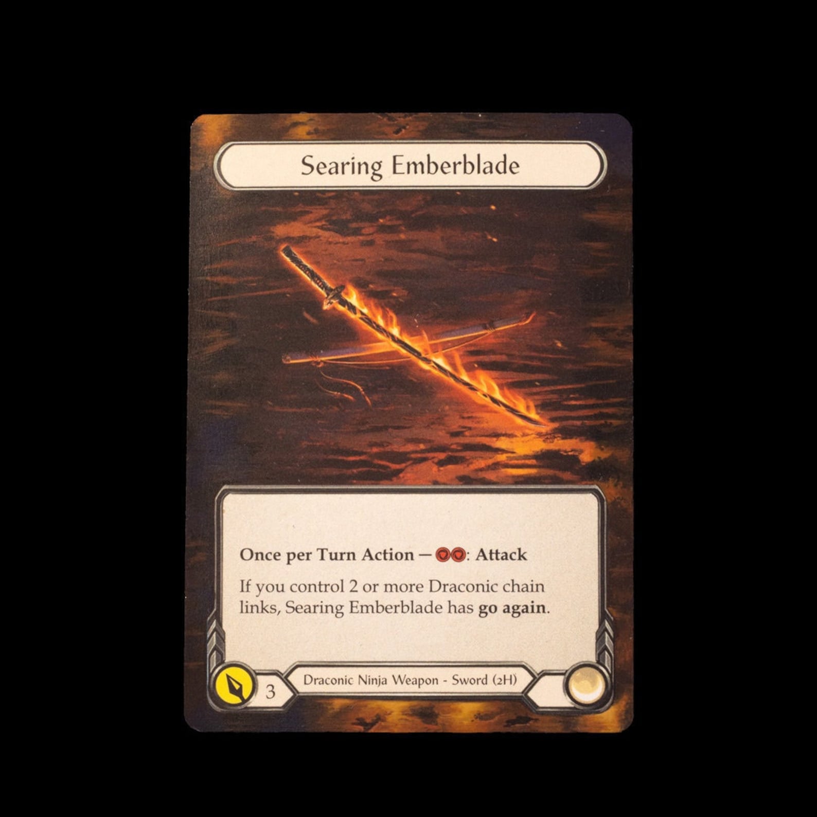 Searing Emberblade Flesh and Blood Full Art Alter - Etsy