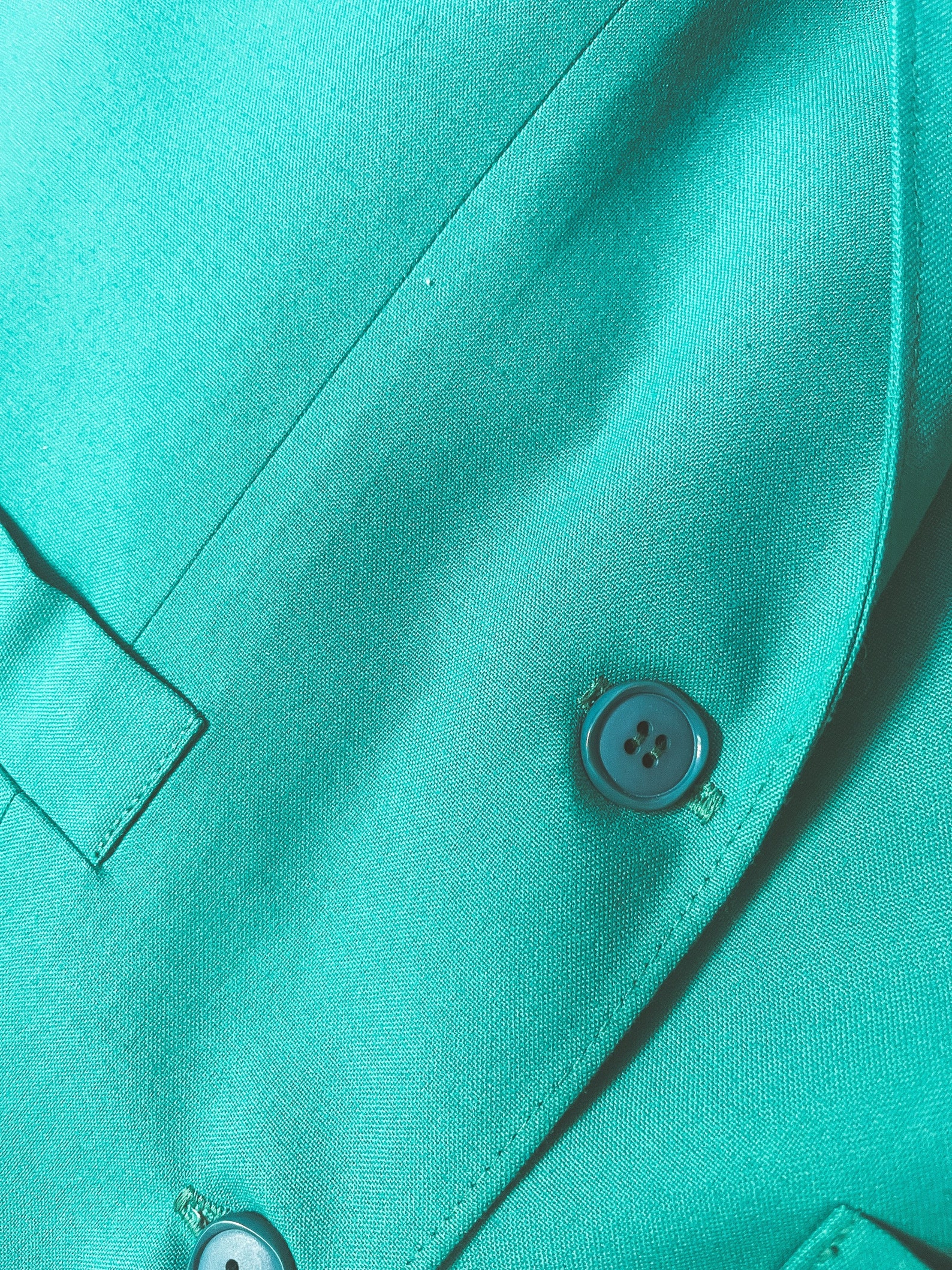 60s Cyan Green Vintage Blazer by Matex Size XS 2 1960s Straight Fit ...