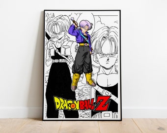 Dragon Ball Z Wall Art | Etsy