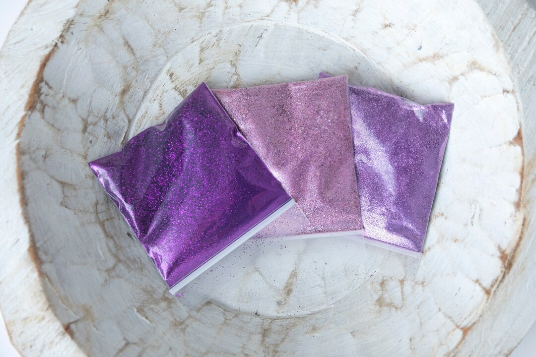 Princess Glitter Bundle | Purple Glitter, Pink Glitter - Etsy