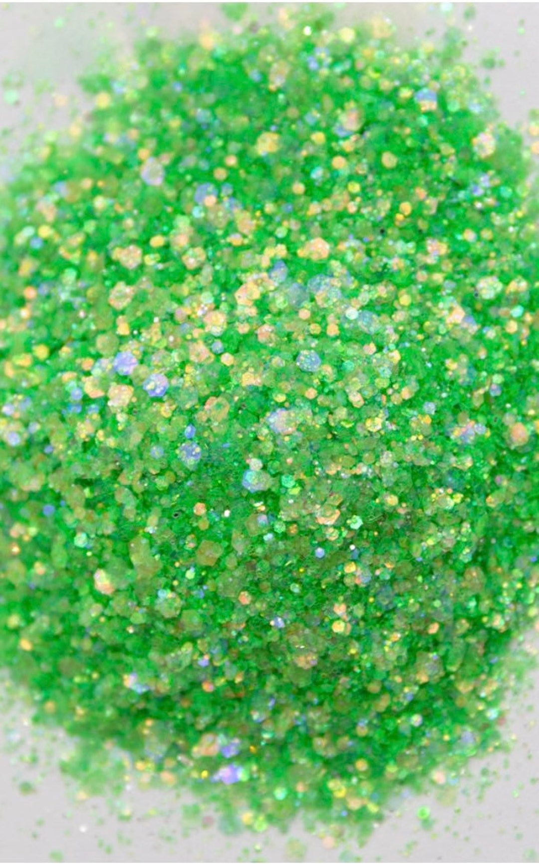 Mojito, Neon Green Glitter, Neon Green Glitter Mix, Bright Green ...