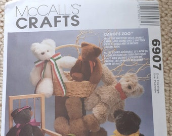Mccalls Bear Pattern | Etsy UK