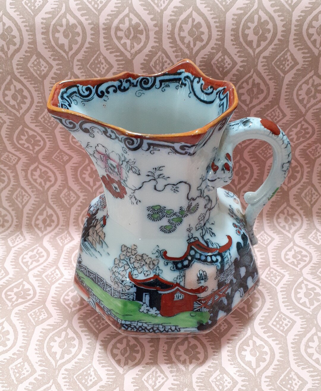 Antique Mason’s Ironstone Chinoiserie Decorated Hydra Jug With Dragon ...