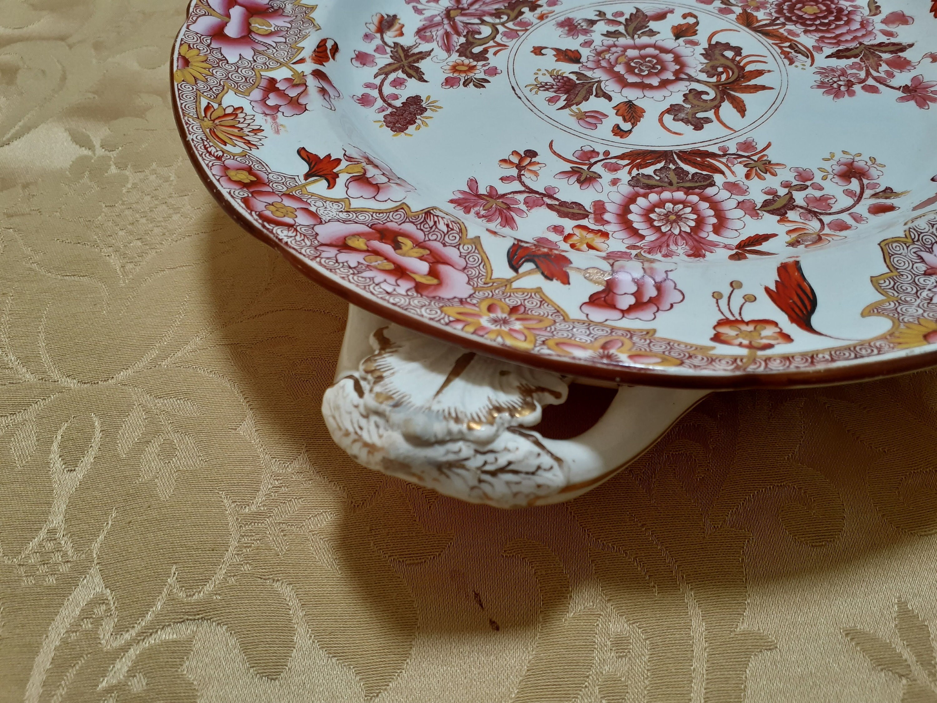 Antique Spode Stone China Food Warmer Plate in the Pink Japan - Etsy UK