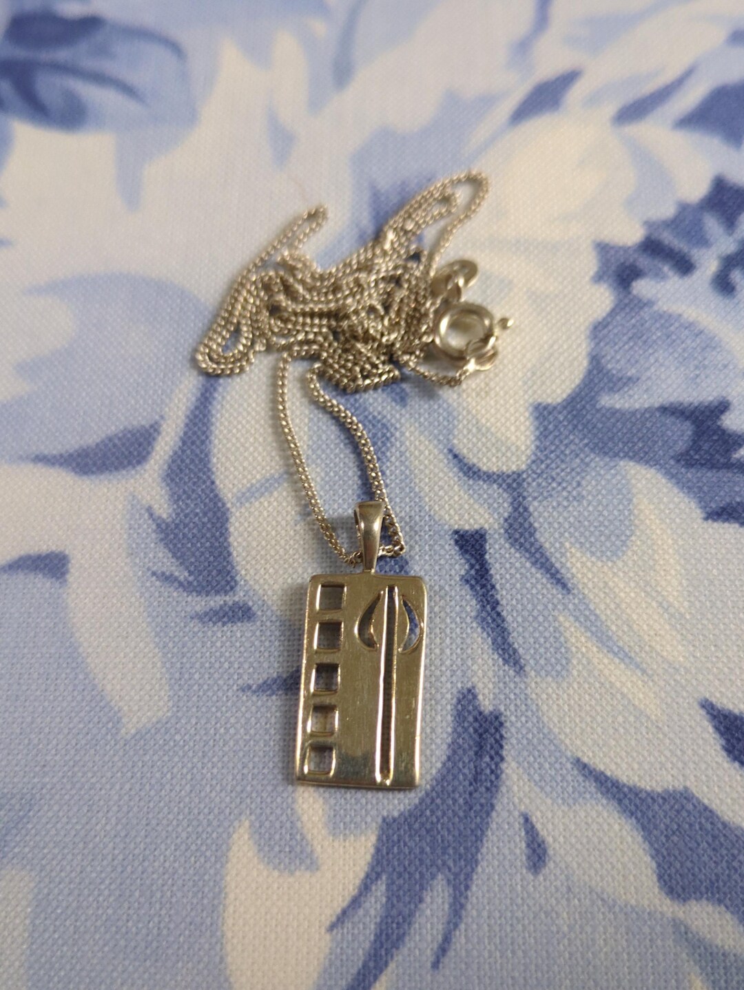Charles Rennie Mackintosh Art Nouveau Style 925 Silver Glasgow Rose ...