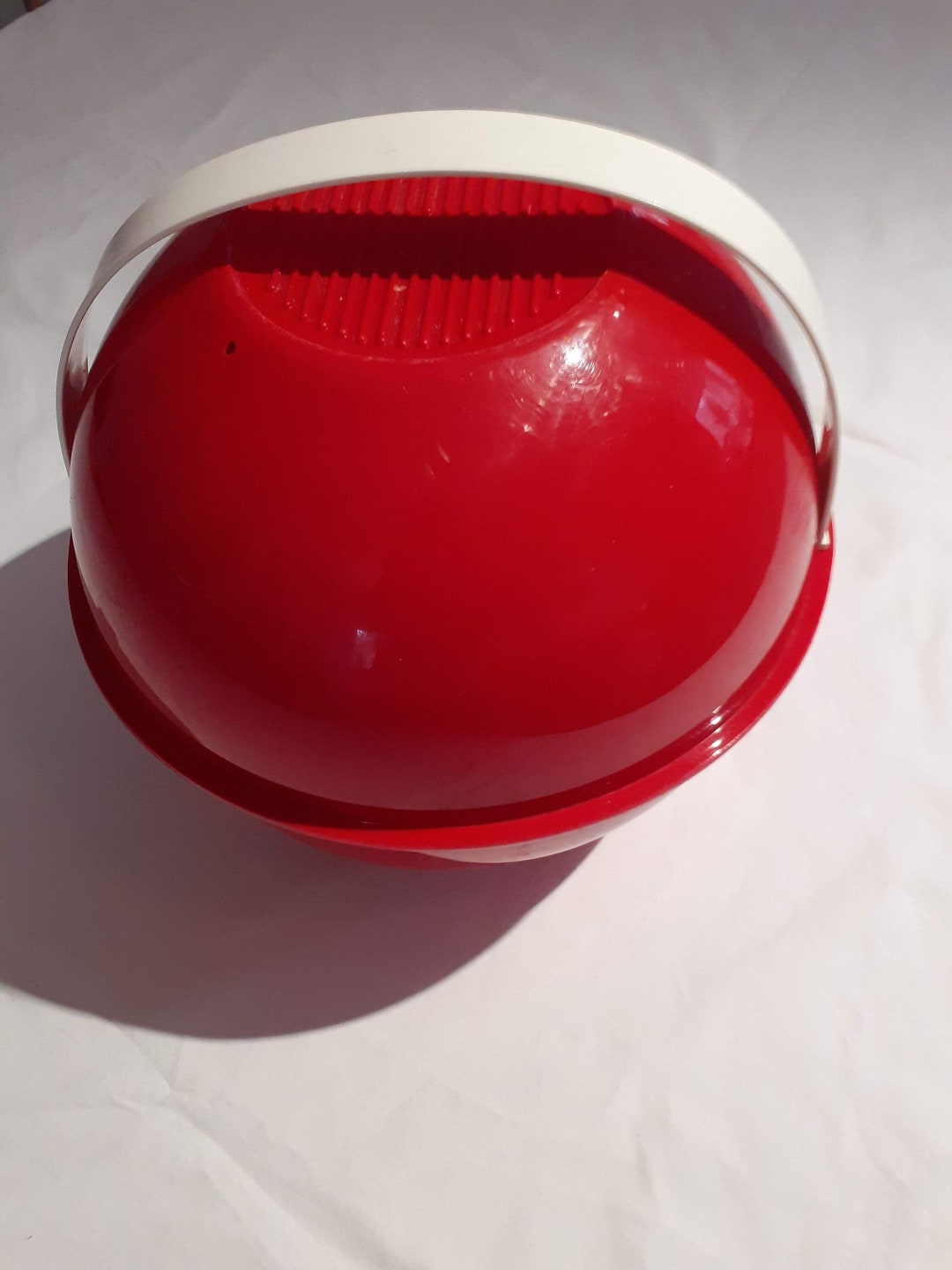 Iconic 1970s Guzzini Red Plastic Picnic Ball - Etsy