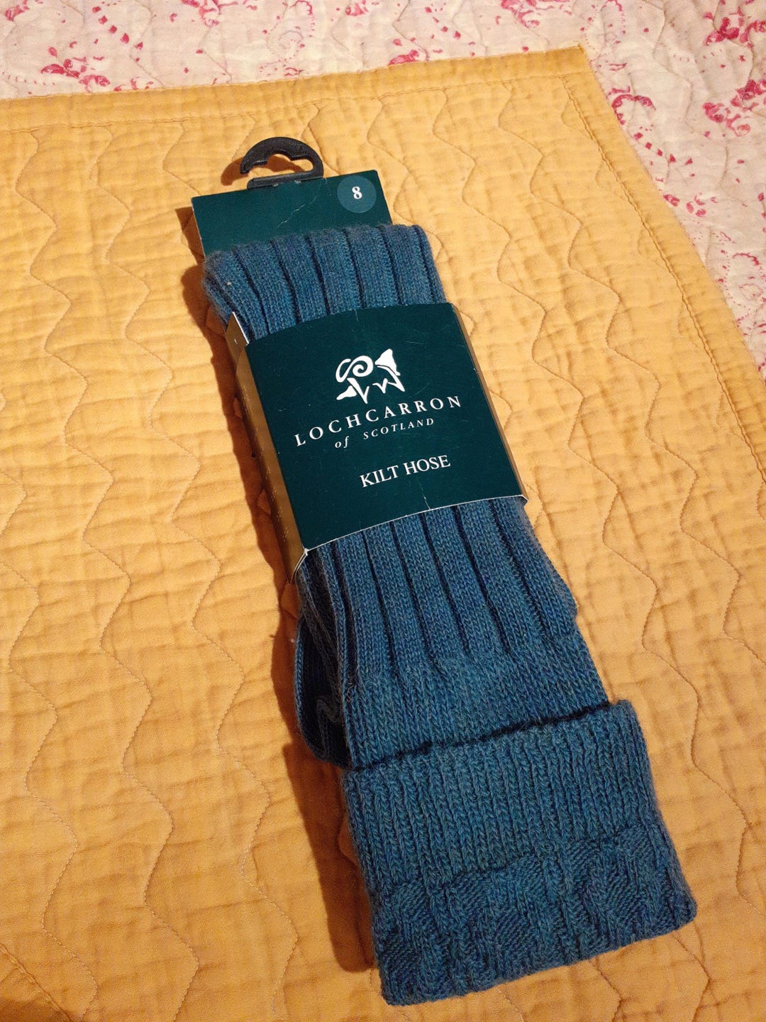 Pair of New Lochcarron of Scotland Lovat Blue Kilt Hose Size 8 NWT - Etsy