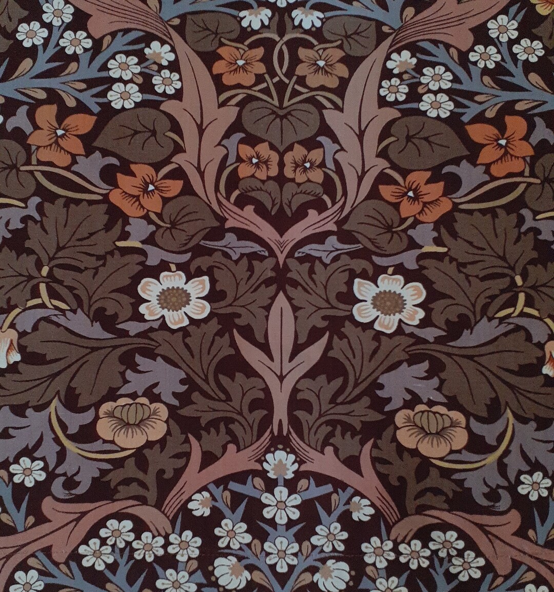 William Morris Sanderson Blackthorn Pattern Pair of Vintage Curtains - Etsy