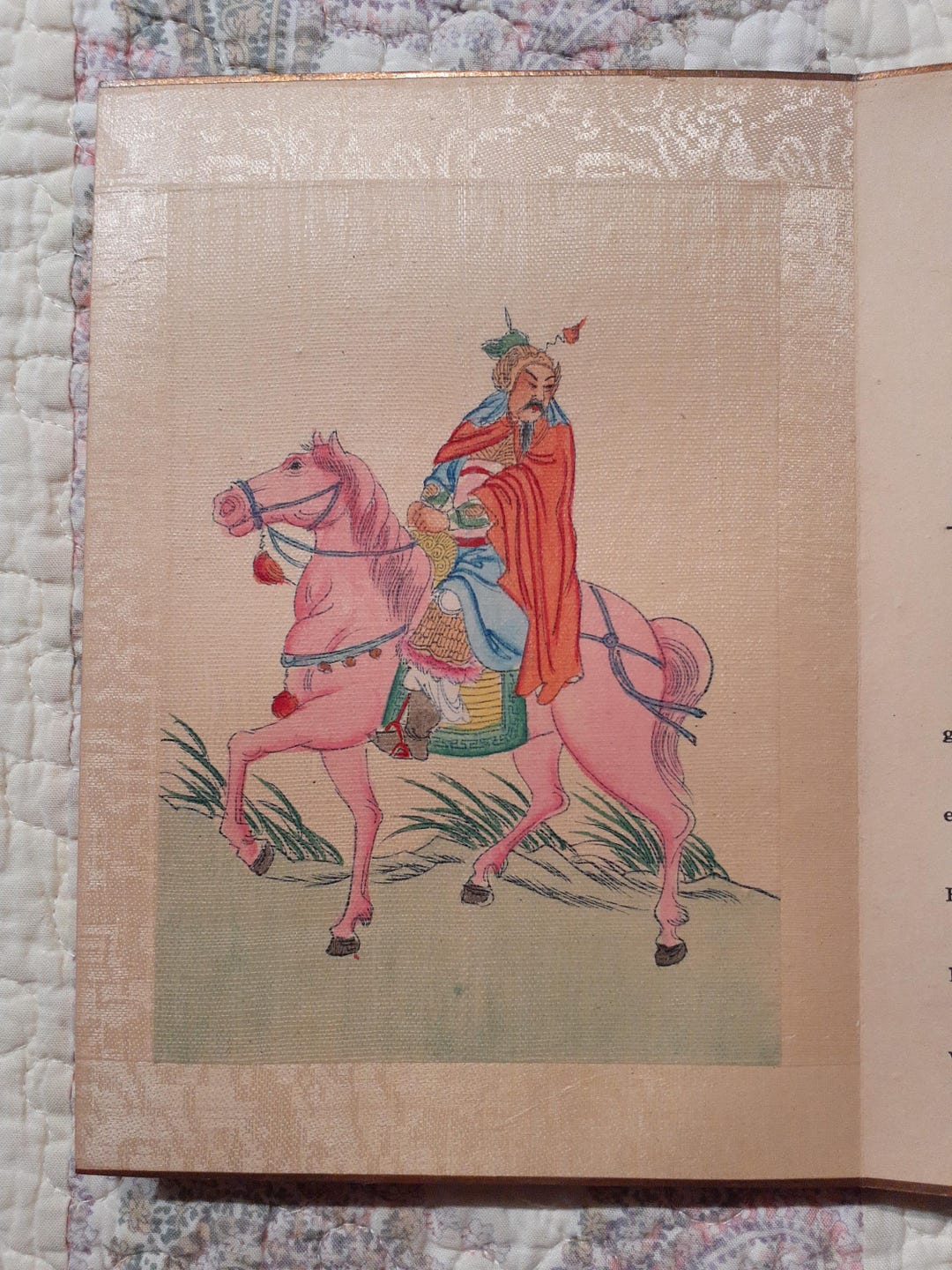 Complete Pictures of the Eight Noble Steeds, Chinese Antique Silk on ...