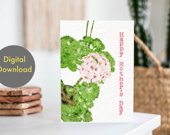 Mother’s Day Card - Lovely Wreath - Printable, Digital Card - Etsy