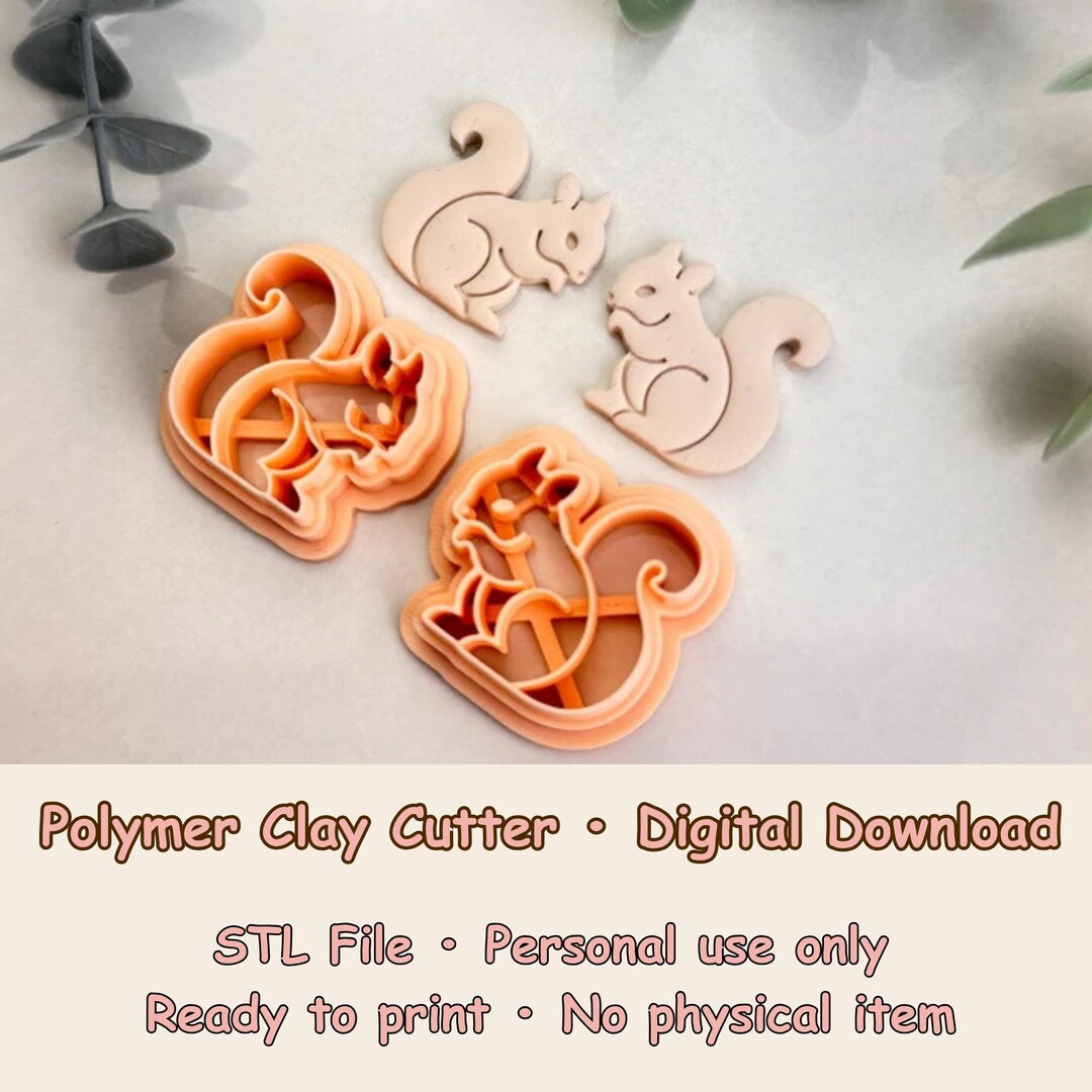 New Squirrel STL File Digital Download - Etsy
