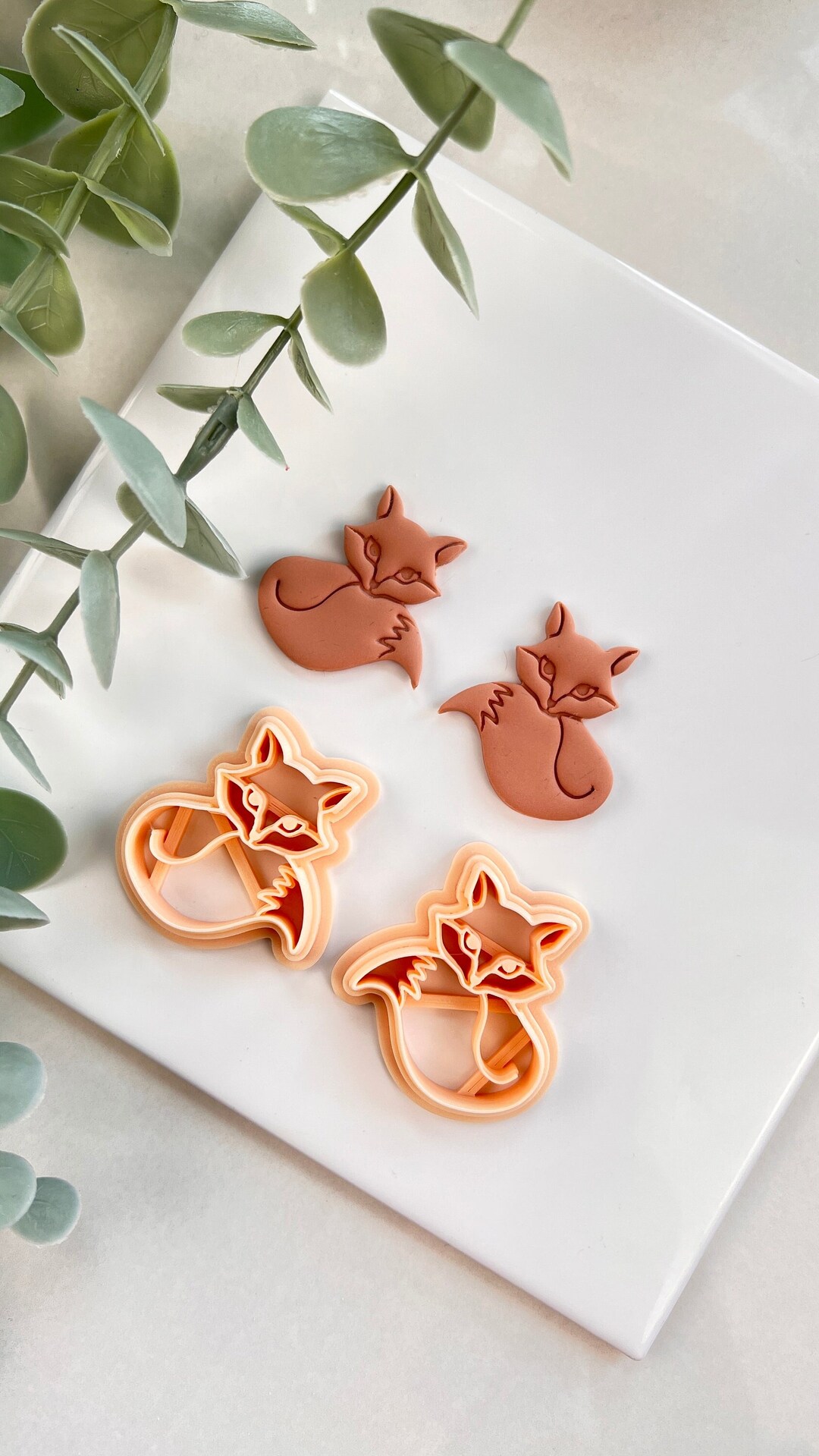 Fox Fall Autumn Polymer Clay Cutter - Etsy