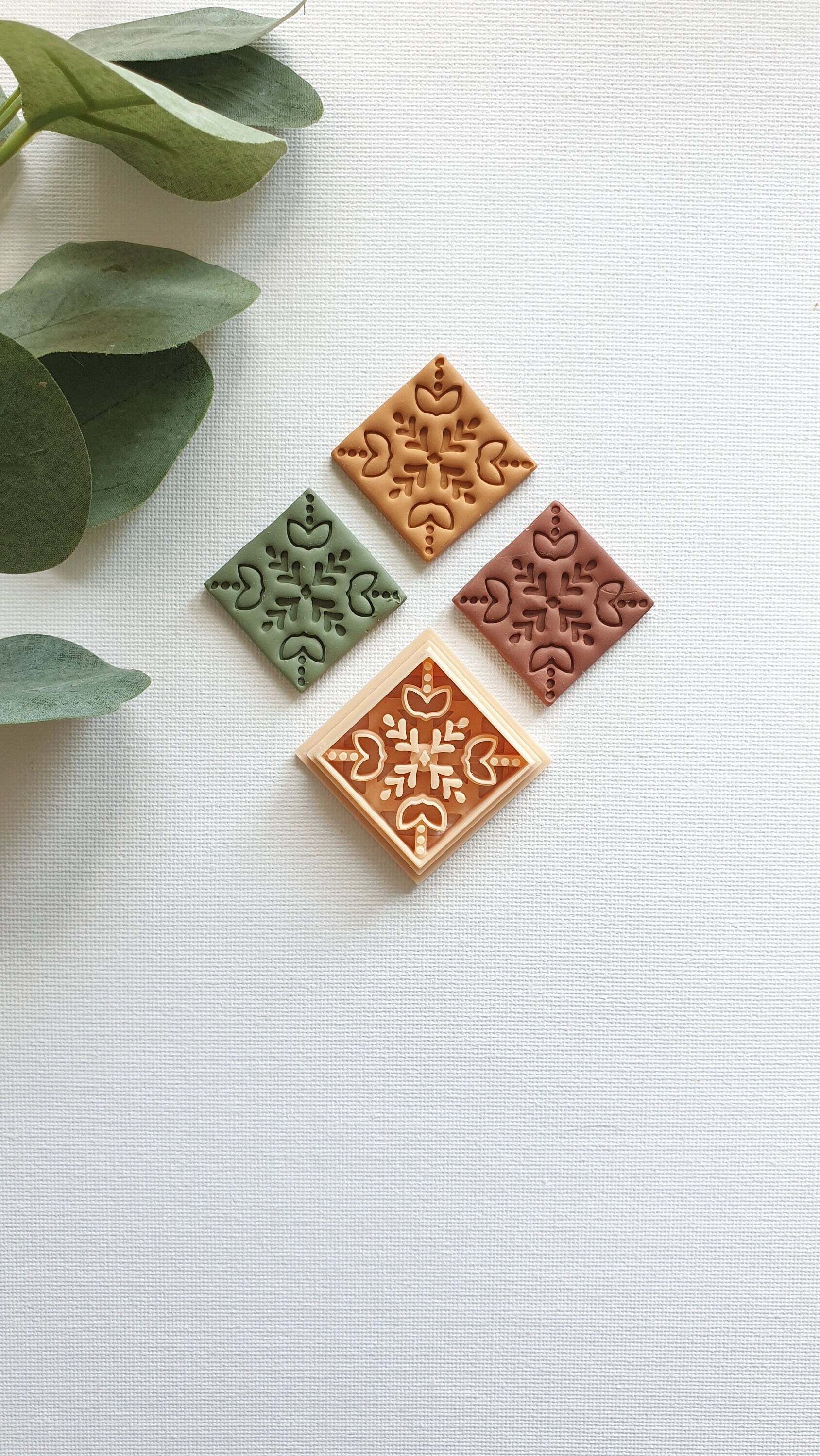 Diamond Embossing Mold Design Polymer Clay Cutter - Etsy