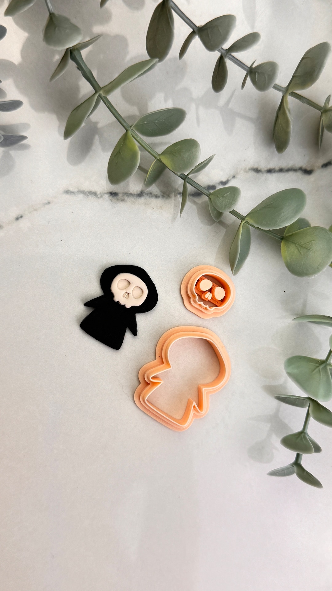Reaper Polymer Clay Cutter Set | Halloween Collection - Etsy