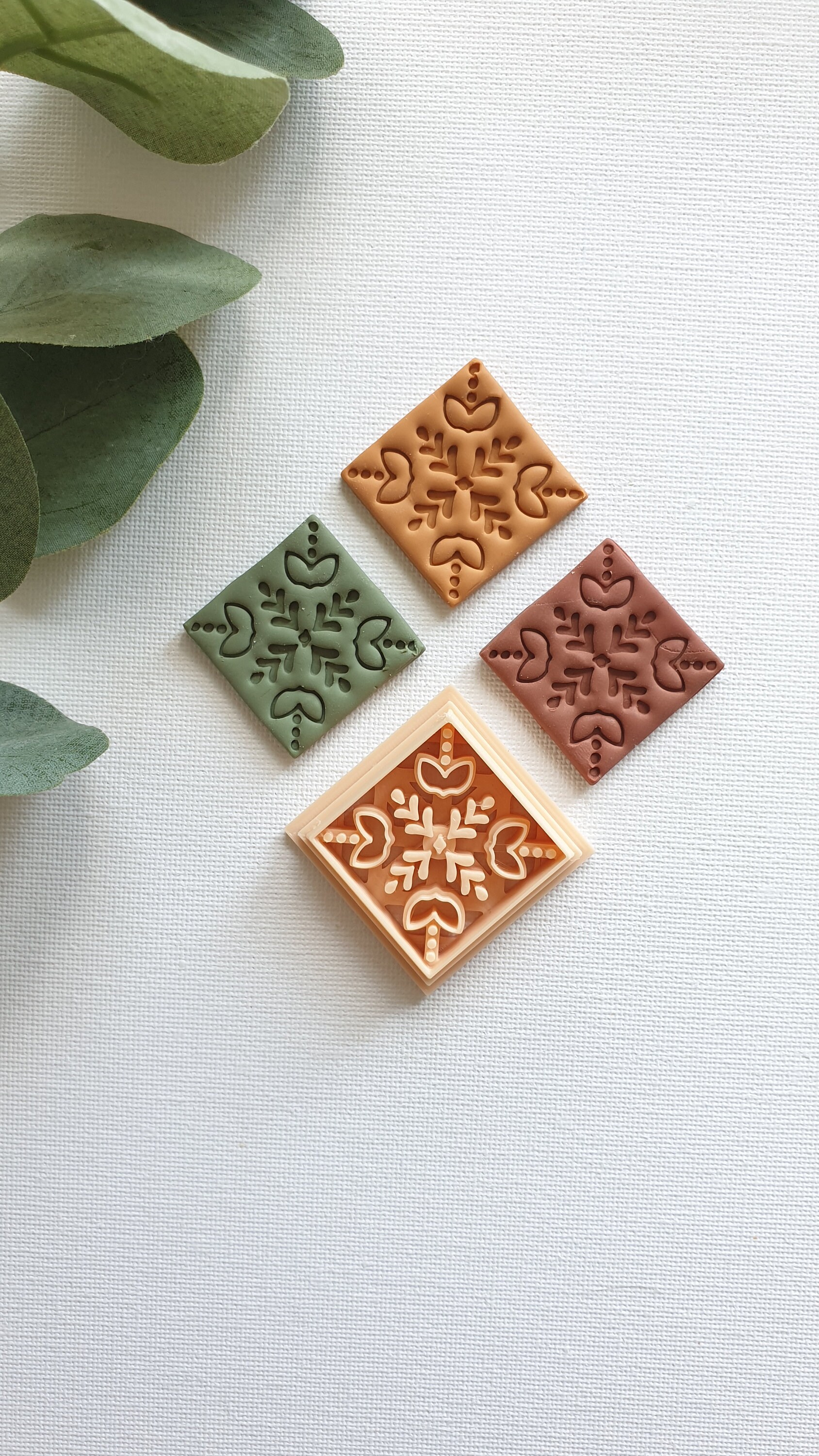 Diamond Embossing Mold Design Polymer Clay Cutter - Etsy