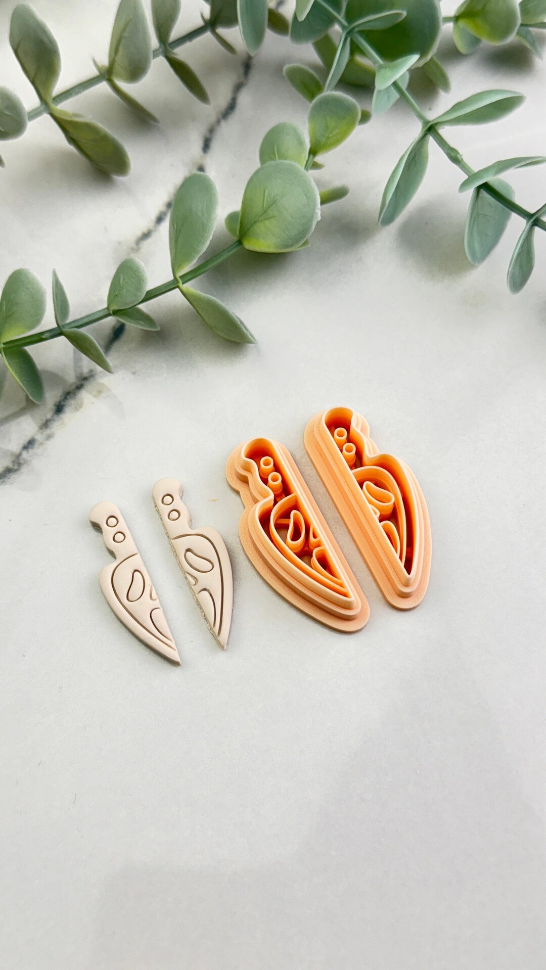 Scream Mask Knife Polymer Clay Cutter - Etsy