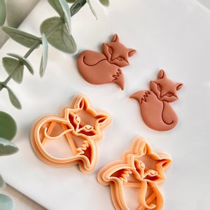 Fox Fall Autumn Polymer Clay Cutter - Etsy