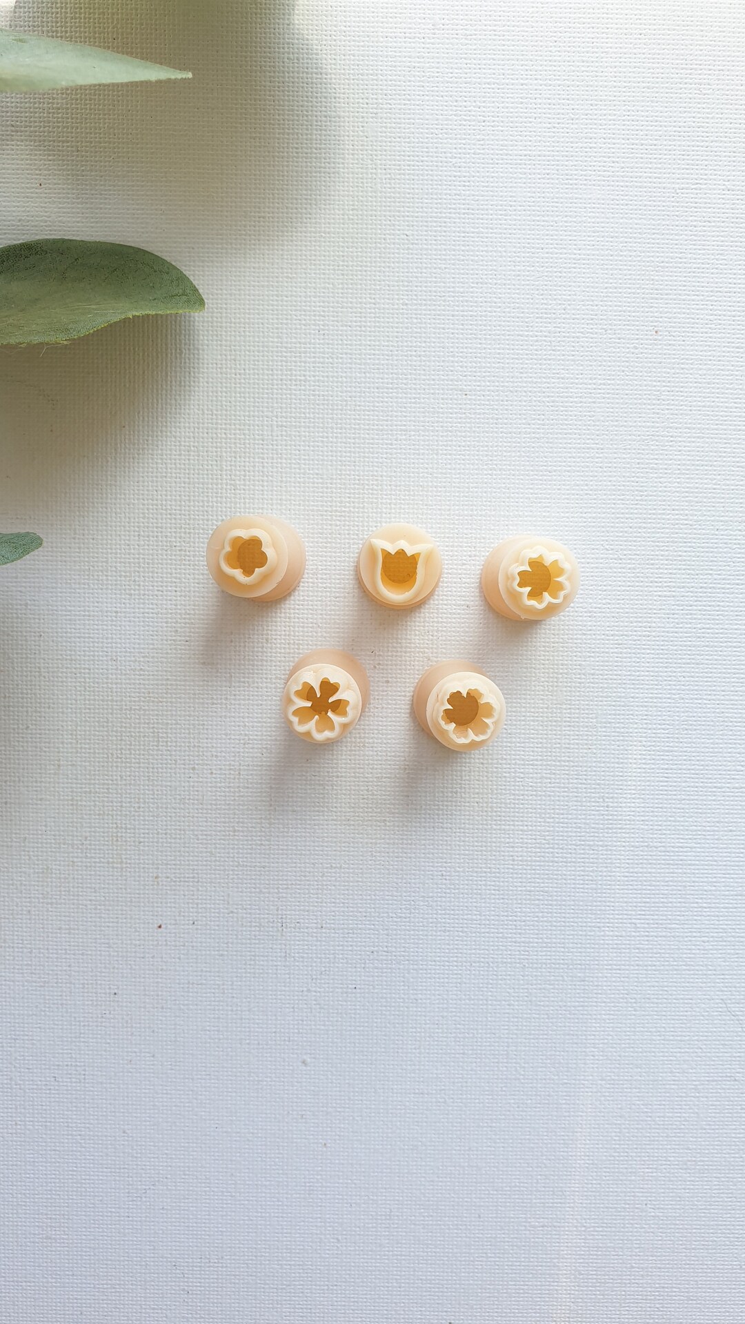 Floral Polymer Clay Micro Cutter Floral Clay Cutters Botanic Clay ...