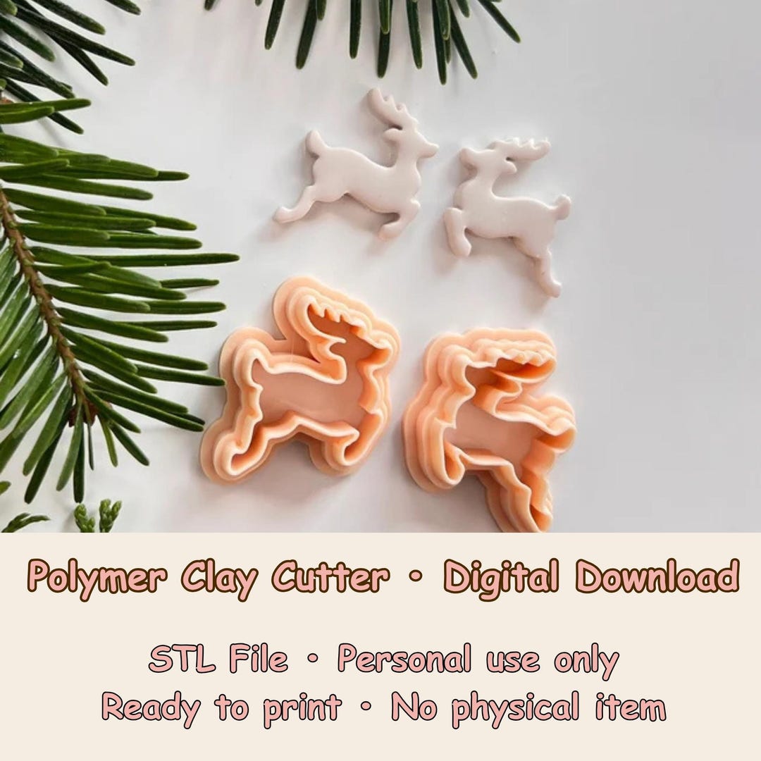 Reindeer STL File Digital Download - Etsy