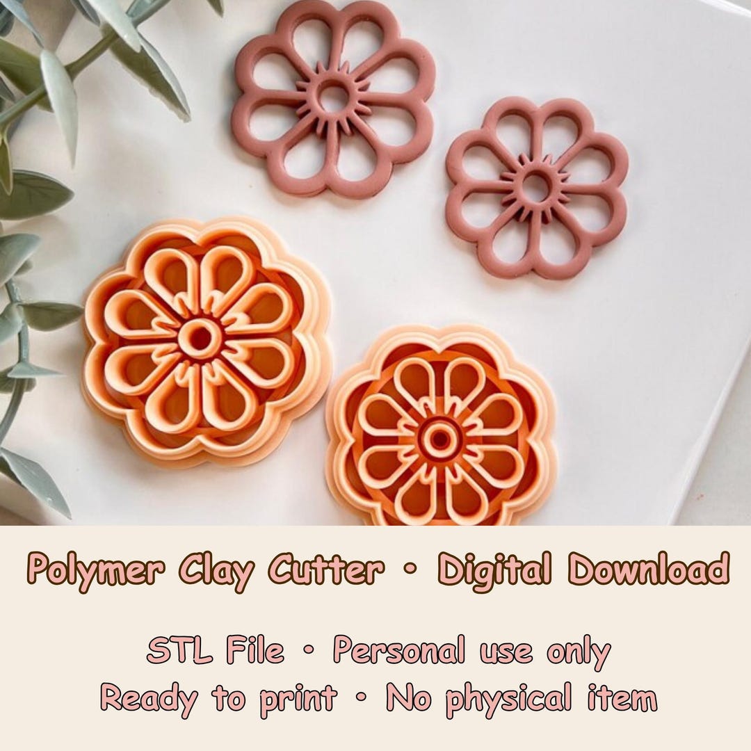 Cutout Daisy STL File Digital Download - Etsy Canada