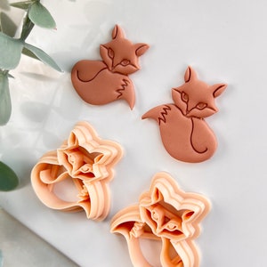 Fox Fall Autumn Polymer Clay Cutter - Etsy