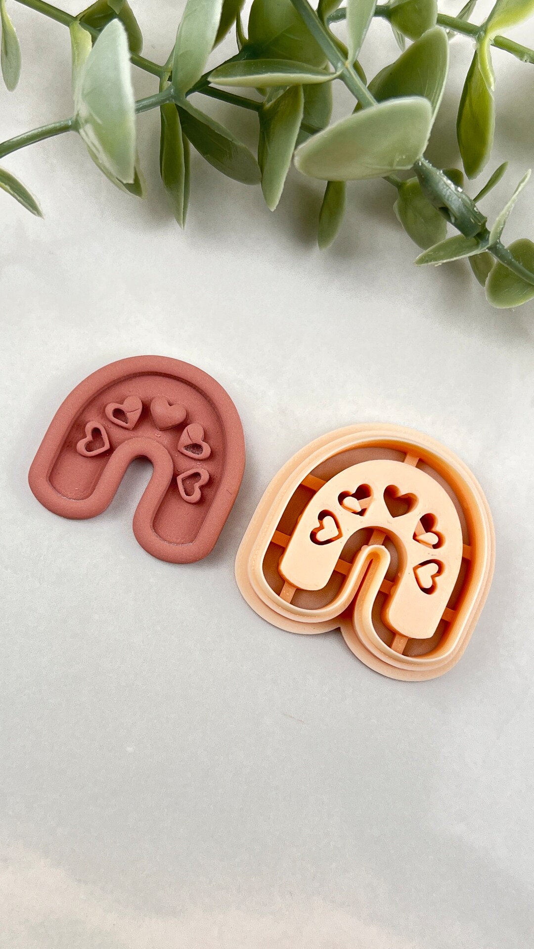 Heart Phases Arch Polymer Clay Cutter Celestial Clay Cutter Valentines ...