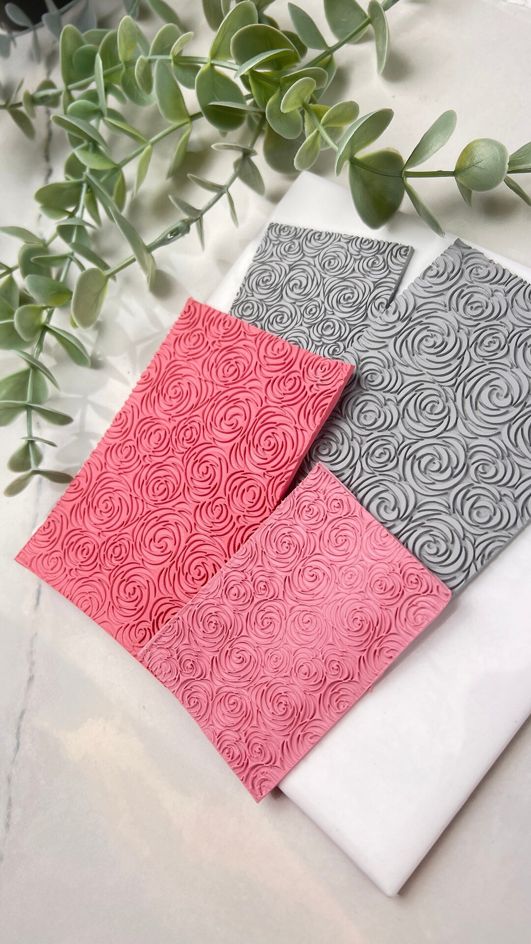 Texture Mat Roses Pattern - Etsy