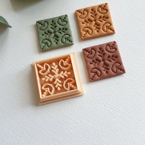 Diamond Embossing Mold Design Polymer Clay Cutter Tile Cutter Boho ...