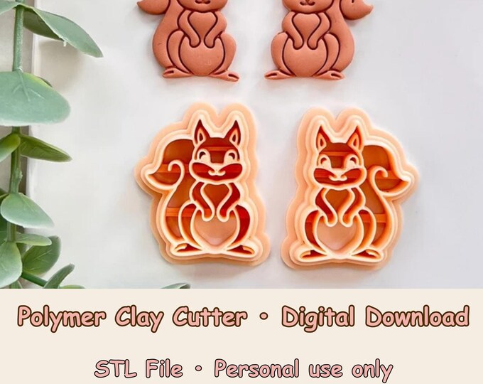 Squirrel STL File Digital Download - Etsy