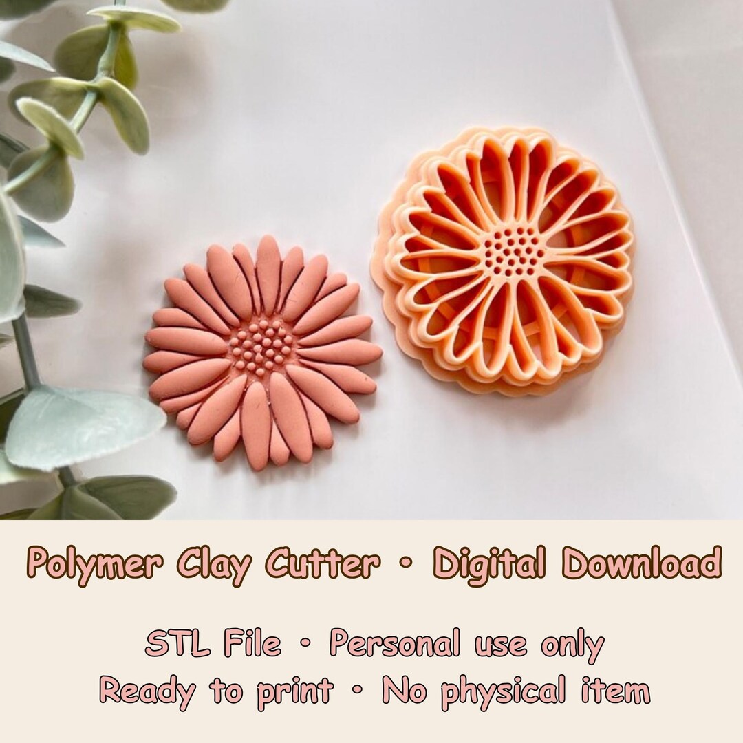 Daisy Flower STL File Digital Download - Etsy Australia