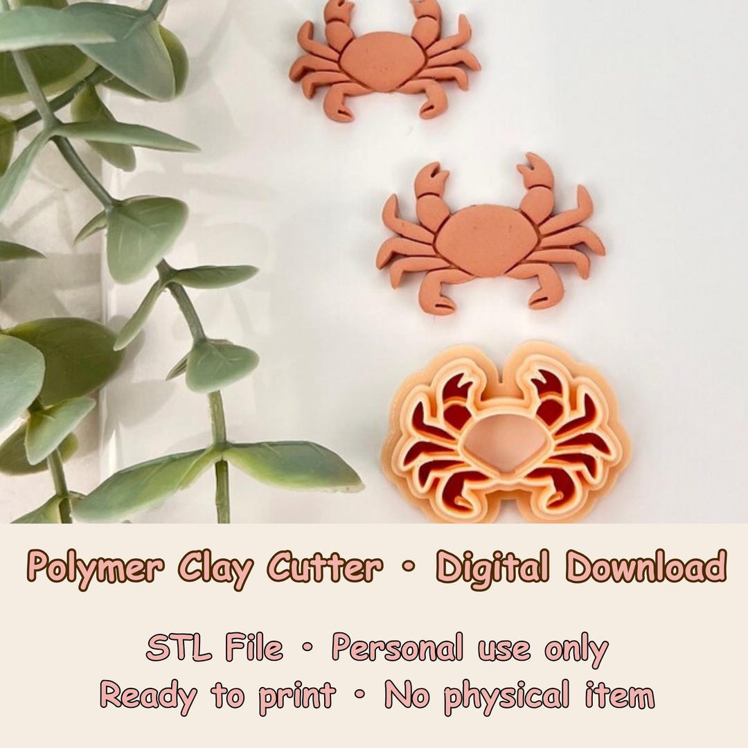Crab STL File Digital Download - Etsy
