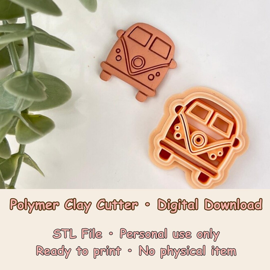 Hippie Van STL File Digital Download - Etsy