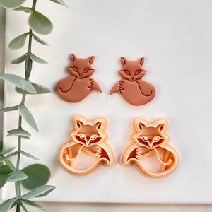 Fox Fall Autumn Polymer Clay Cutter - Etsy