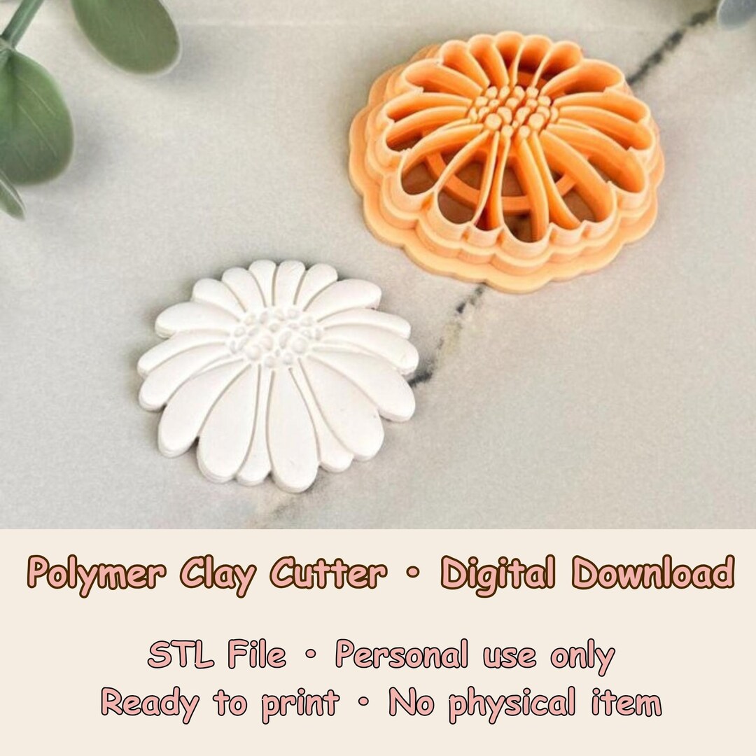 Symmetrical Daisy STL File Digital Download - Etsy