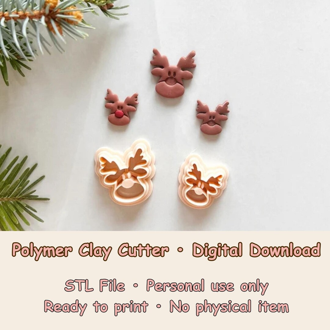 Rudolph Reindeer STL File Digital Download - Etsy Australia