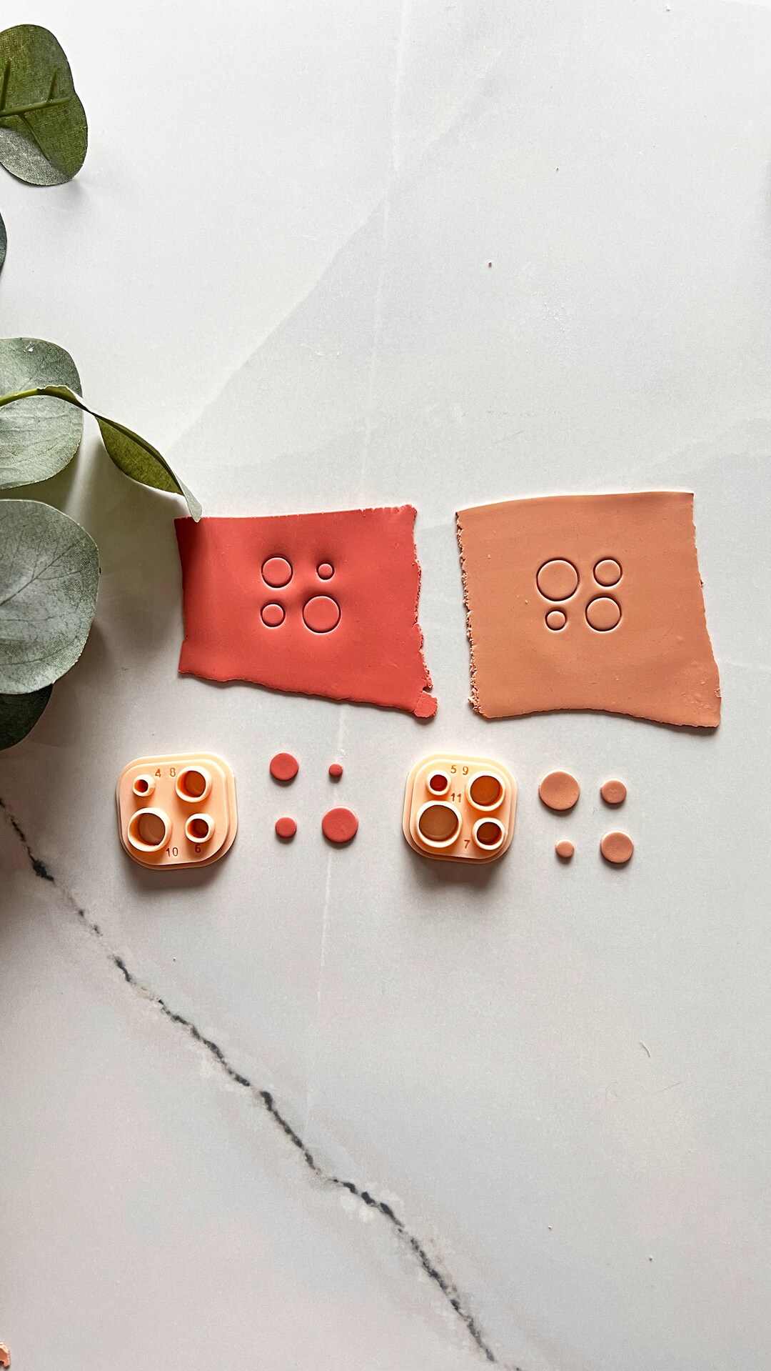 Micro Mini Circle Tool Polymer Clay Cutter Valentines Day Cutter ...