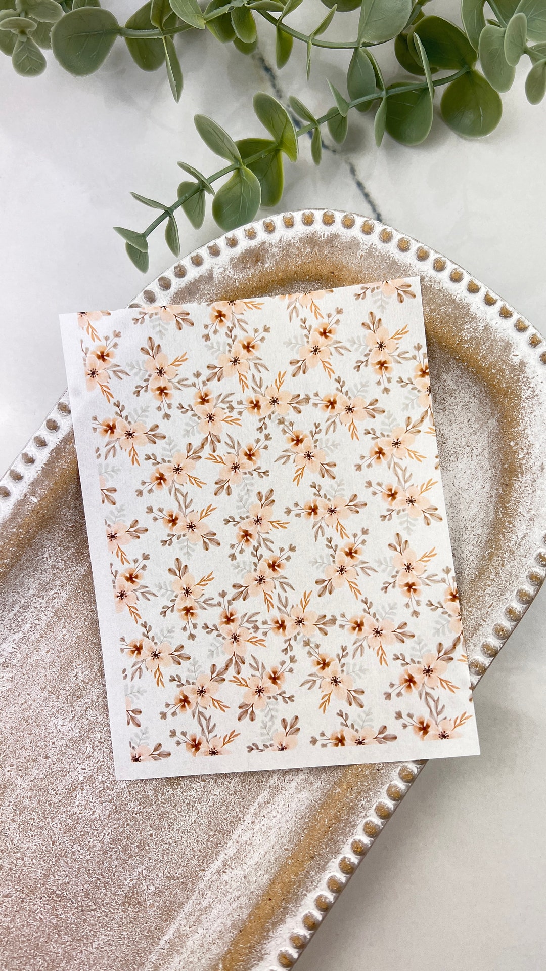 Watercolor Flowers Transfer Paper for Polymer Clay - Etsy