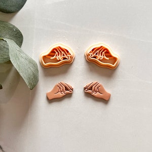 Embossing Hand Polymer Clay Cutter Celestial Clay Cutter Valentines Day ...