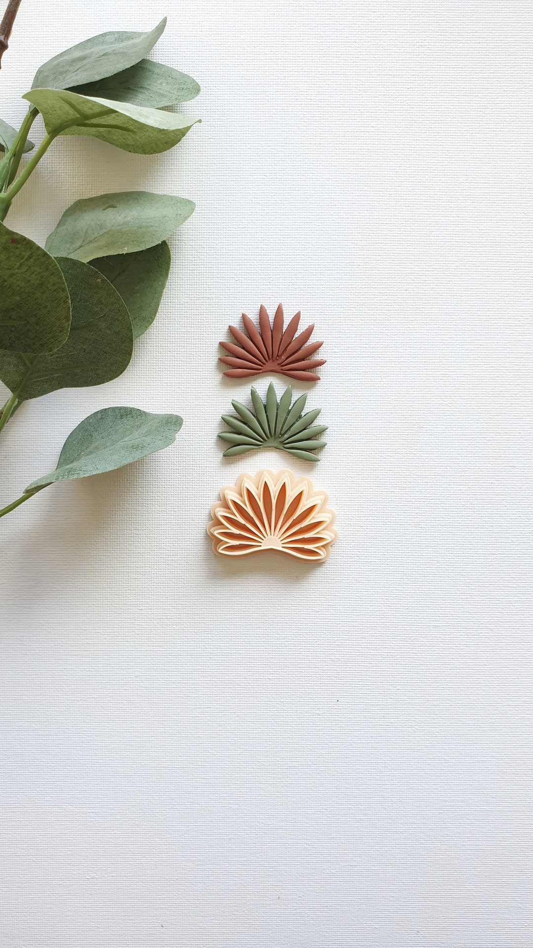 Palm Leaf Polymer Clay Cutter Leaf Cutter Boho Cutter Summer Clay ...