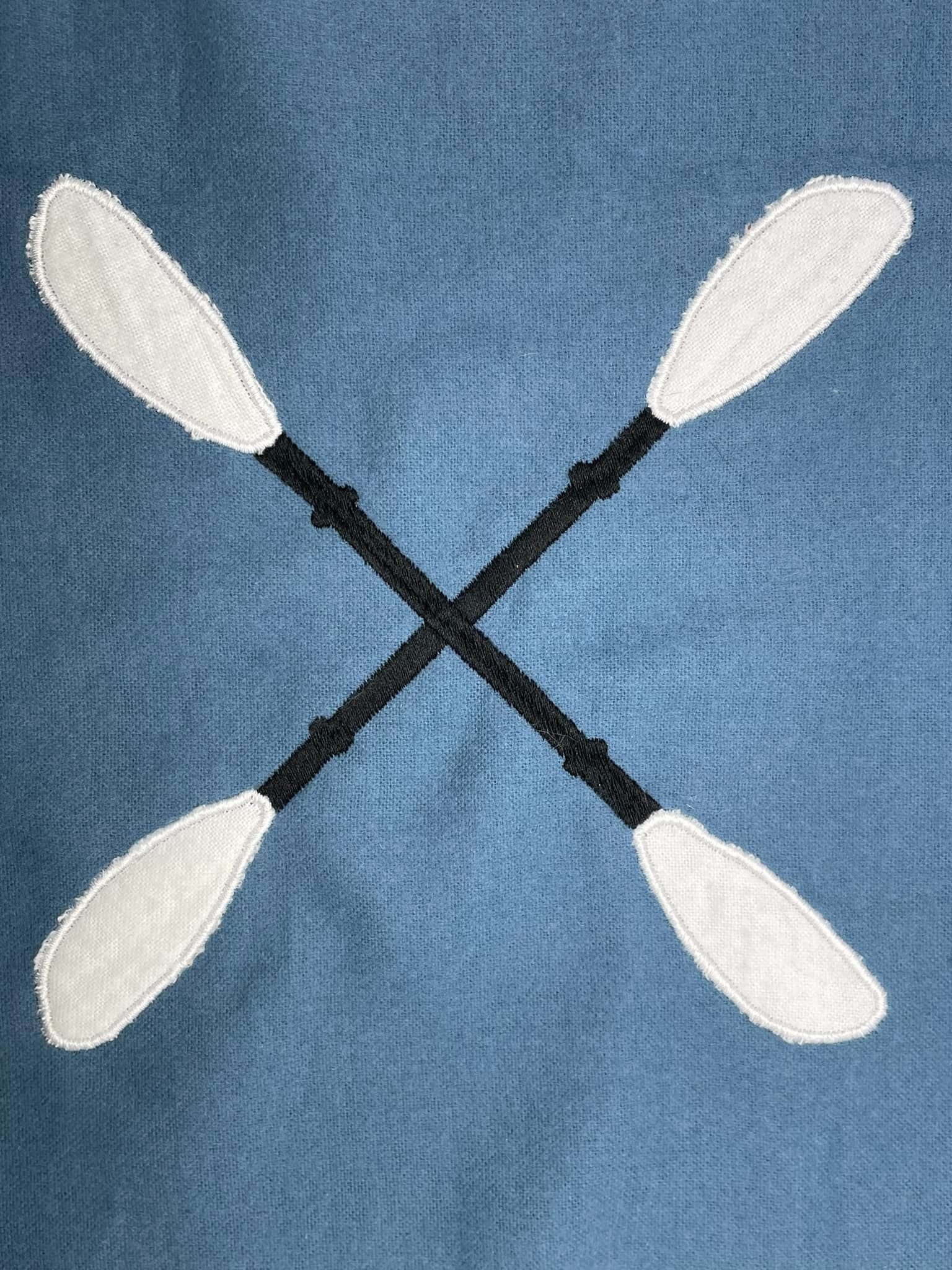 Kayak Oars Embroidery Applique Digital Design - Etsy