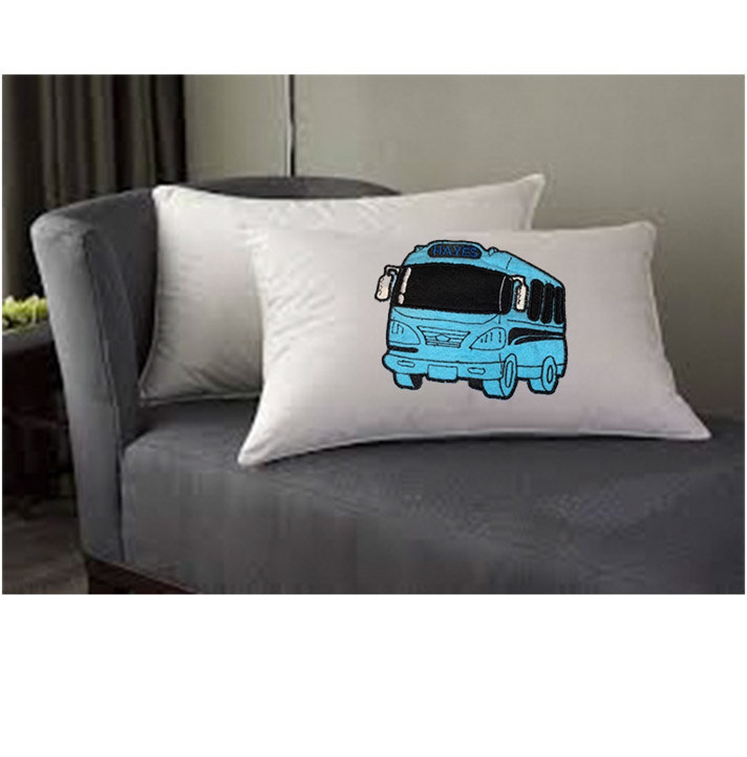 City Bus Embroidery Design - Etsy