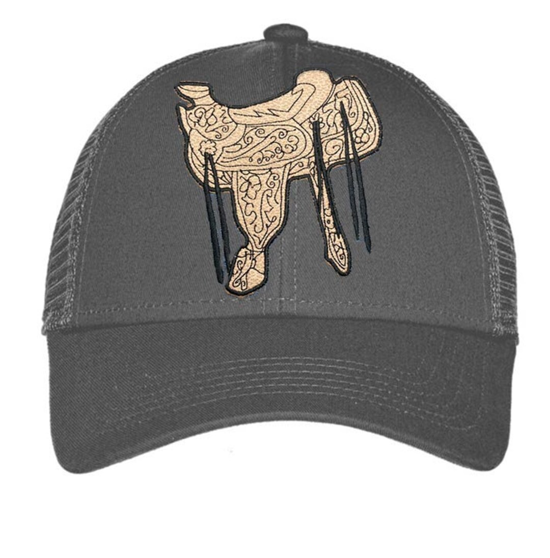 Cowboy Saddle Embroidery Applique Digital Design - Etsy