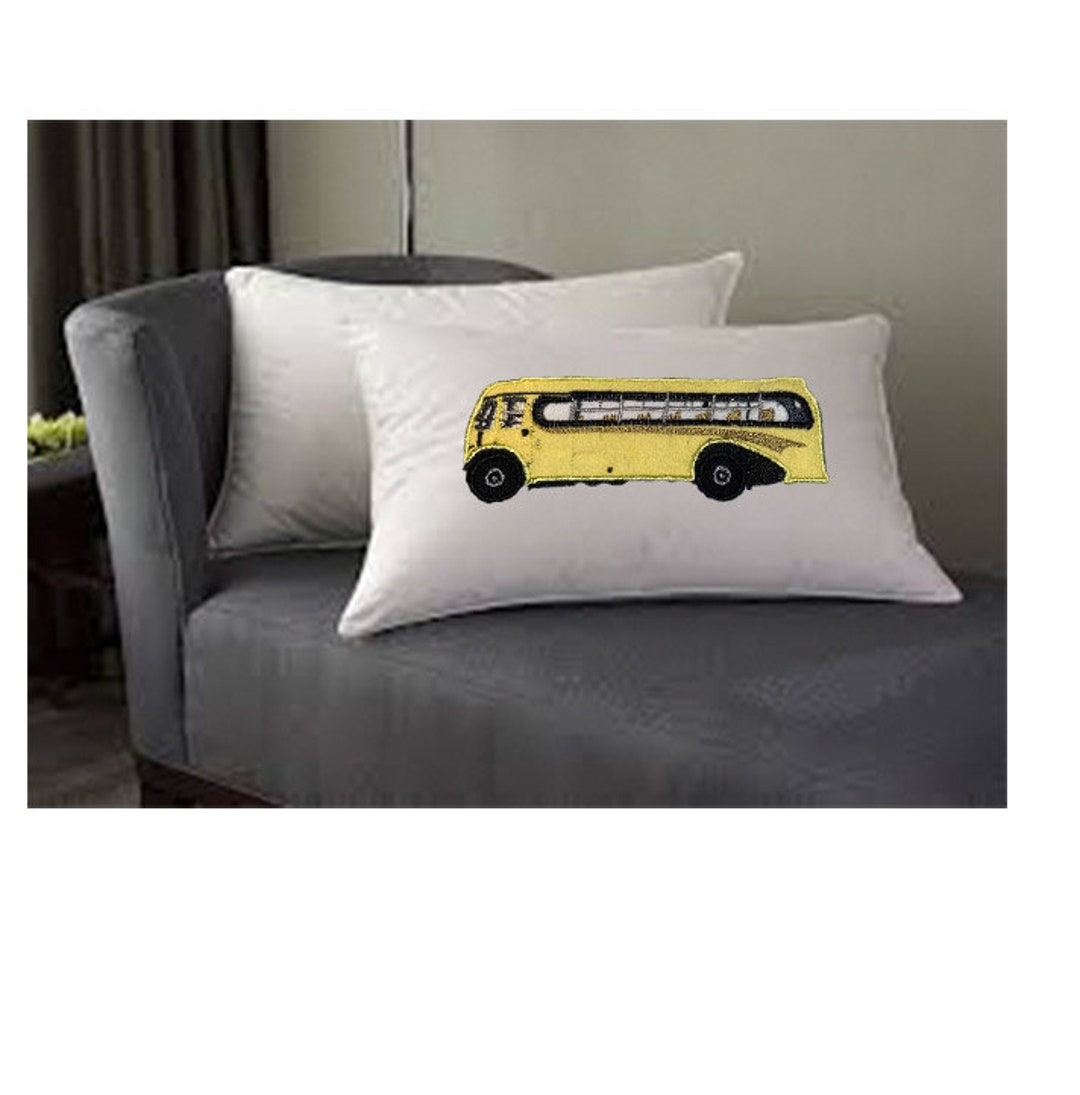 Old Bus Embroidery Applique Digital Design - Etsy