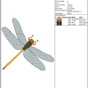Dragonfly Scroll 4 Embroidery Digital Design - Etsy