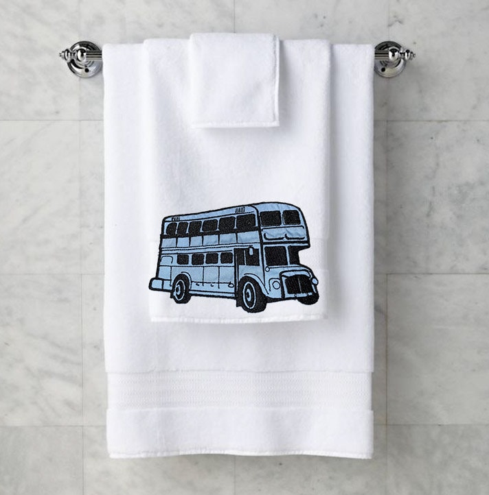 Double Decker Bus Outline Embroidery Design - Etsy Australia