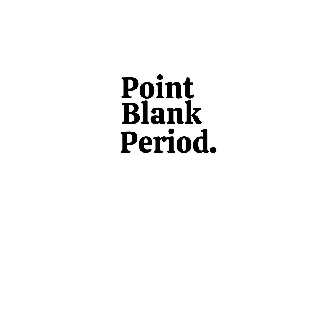 Point Blank Period SVG for Cricut 4 Designs - Etsy