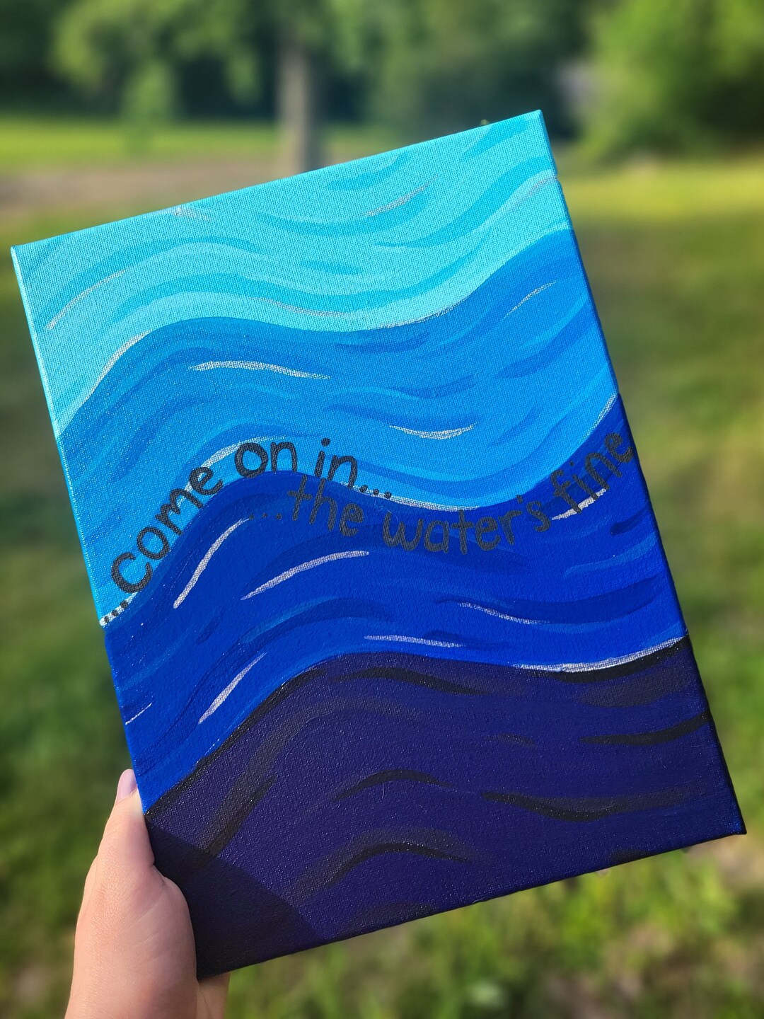 All Eyes on Me Bo Burnham Inspired Painting Wall Art - Etsy