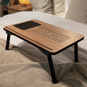 Fold Away Bed Tray Lap Desk With Mouse Pad Bed Desk - Etsy